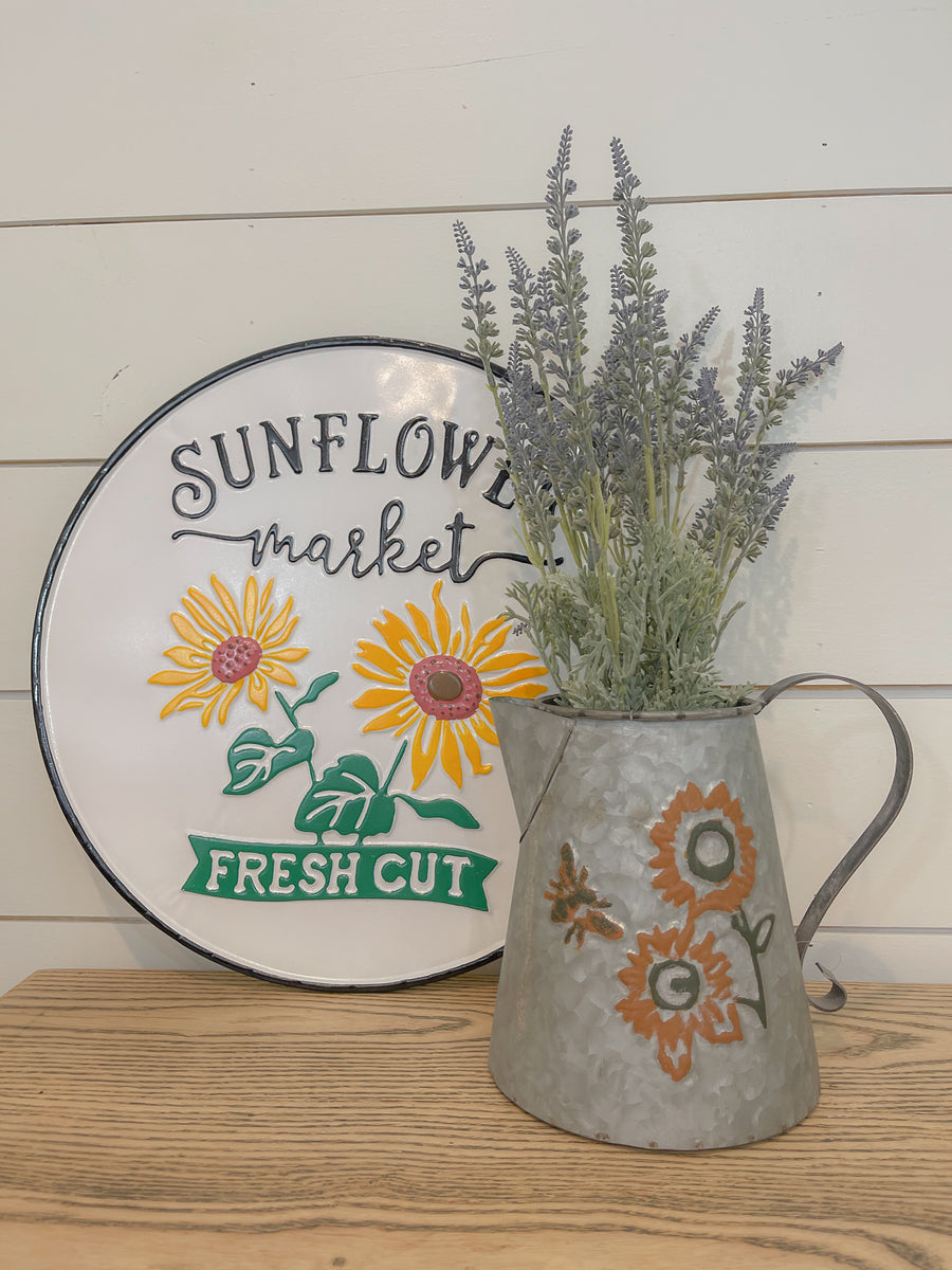 Washed Sunflower Pitcher – Tru Roots Design